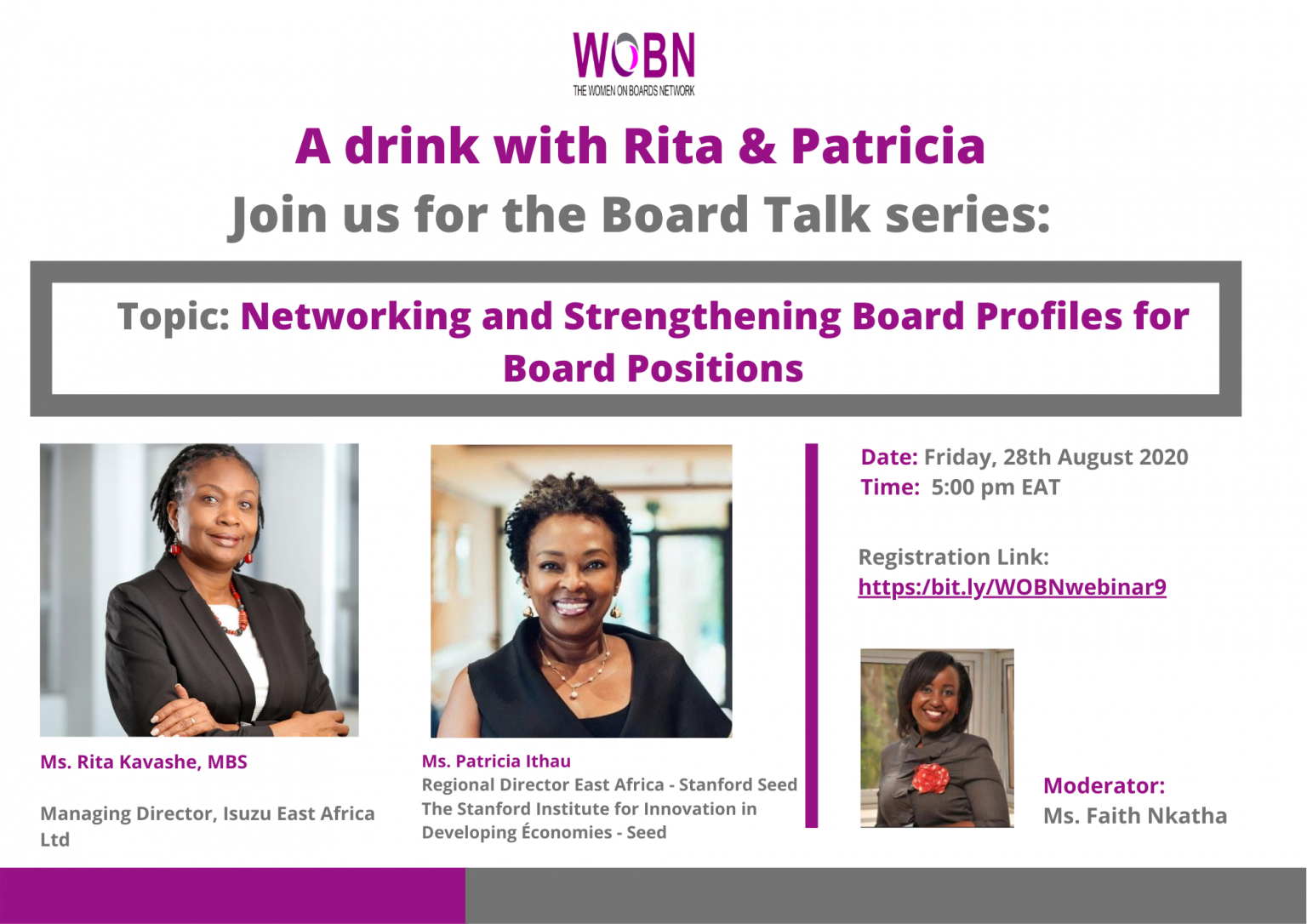 Networking and Strengthening Board Profiles for Board Positions – Women ...